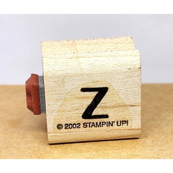 Stampin' Up! | Other | 202 Vintage Stampin Up Upper Lower Case Letter Z ...